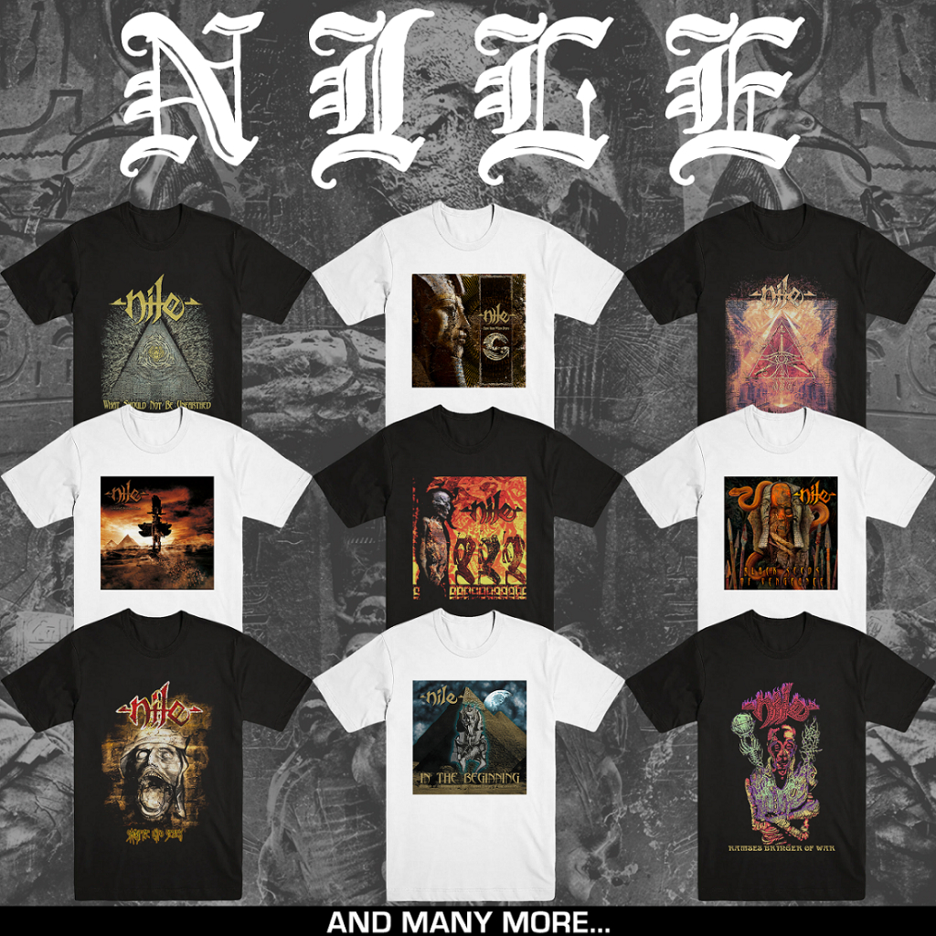 Jual NILE | T-SHIRT BAND | TECHNICAL DEATH METAL | MERCHANDISE | Shopee ...