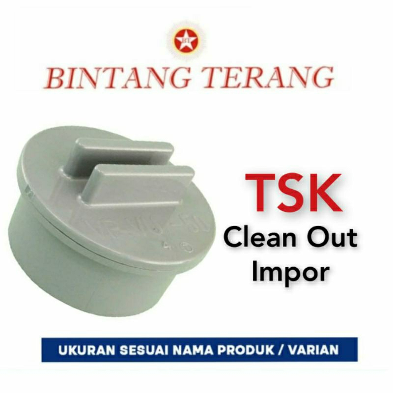 Jual Clean Out 4" TSK impor / CO 4 inch / Dop Drat / Tutup Septic Tank ...