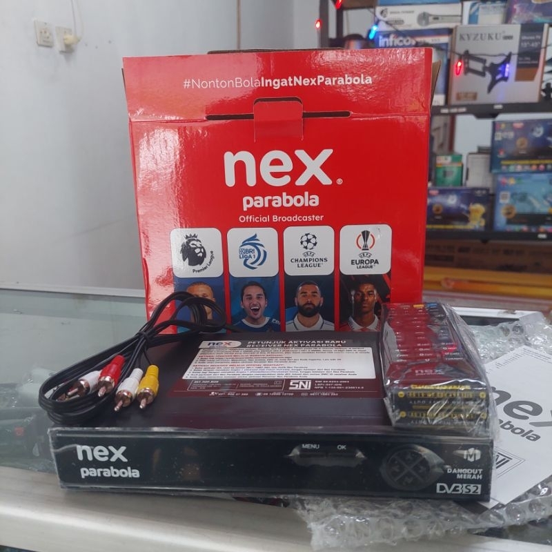 Jual Receiver NexParabola Nex Parabola Merah Red S2 STB Riciver Resiver ...