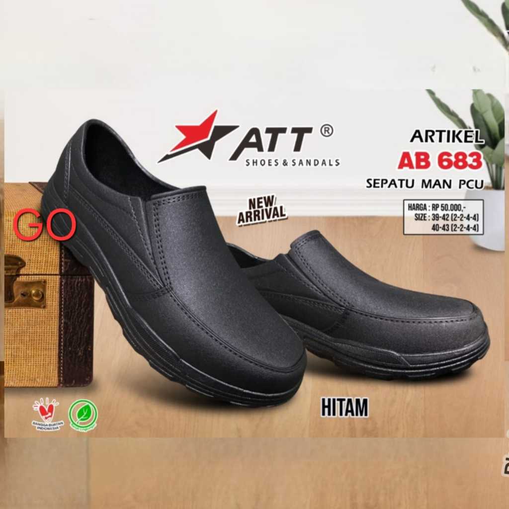 Jual gos ATT AB 520 AB 668 SEPATU SLOP PRIA Sepatu Formal Tanpa Tali ...
