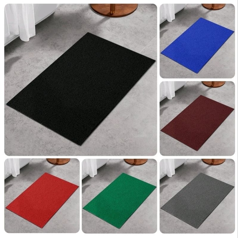 Jual Keset kaki bihun polos tebal dan anti slip 60x40cm, karpet mie PVC ...