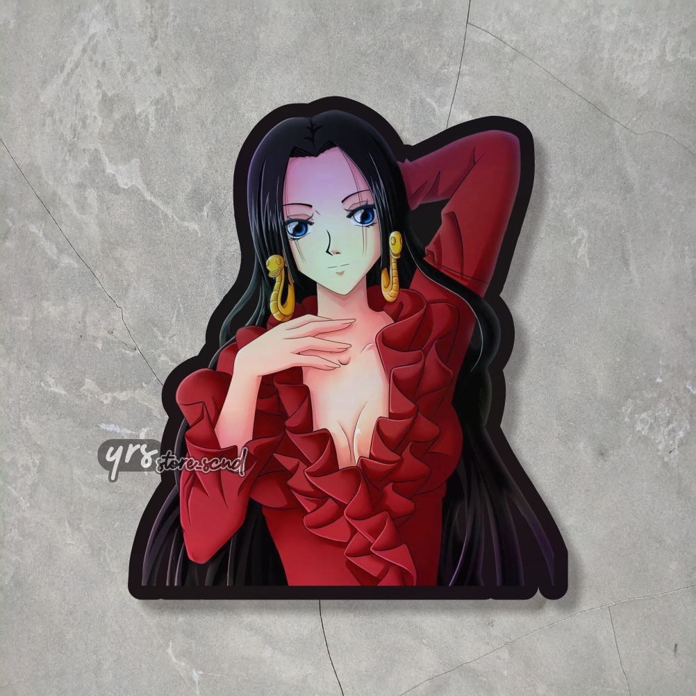 Jual Sticker Anime One Piece Boa Hancock Sticker case hp laptop dll ...