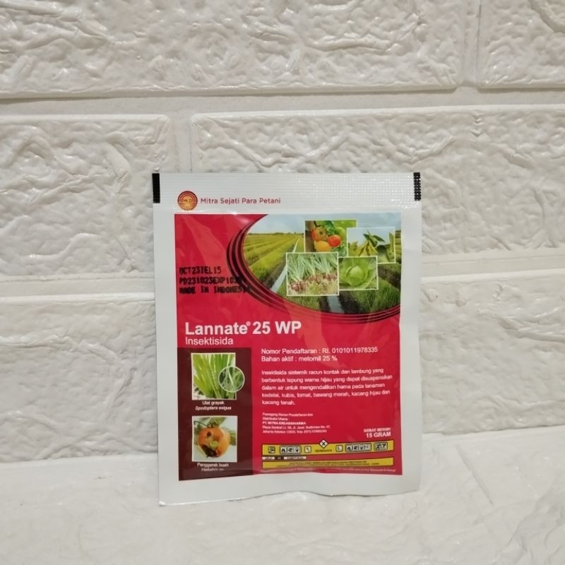 Jual Insektisida Lannate 25WP 15gr Merah | Shopee Indonesia