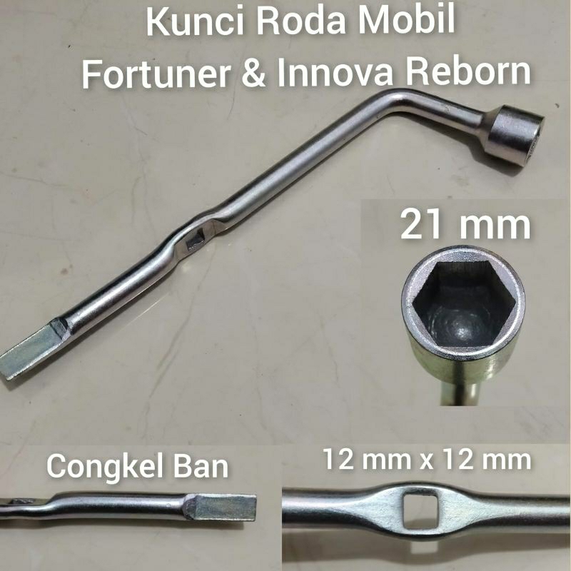 Jual Kunci Roda Mobil Toyota Fortuner & Kijang Innova Reborn | Shopee ...