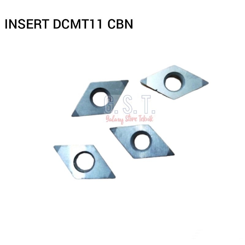 Jual insert diamond cbn dcmt11 insert bubut DCMT 11 CBN cocok untuk ...