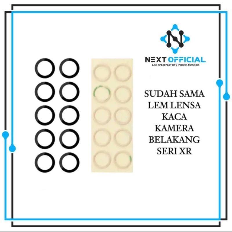 Jual Lensa Kaca Kamera Belakang Ip Seri Xr Full Set Lem New | Shopee ...