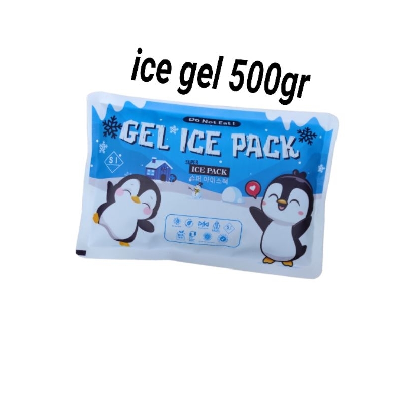 Jual Ice Gel Besar 500gr Merk Super Ice Pack - Blue Ice pack Gel ...