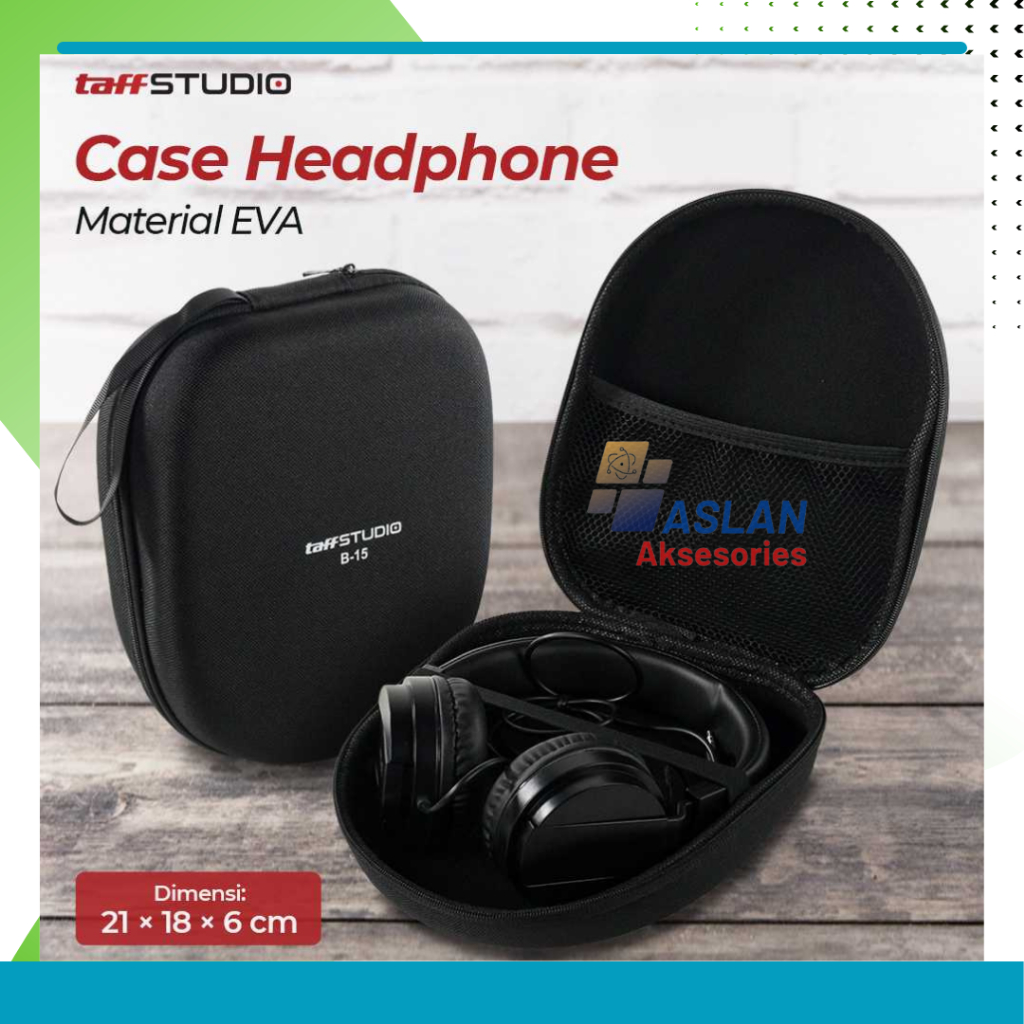 Jual Tas Headphone Universal Carrying Storage Case EVA - B-15 sarung ...
