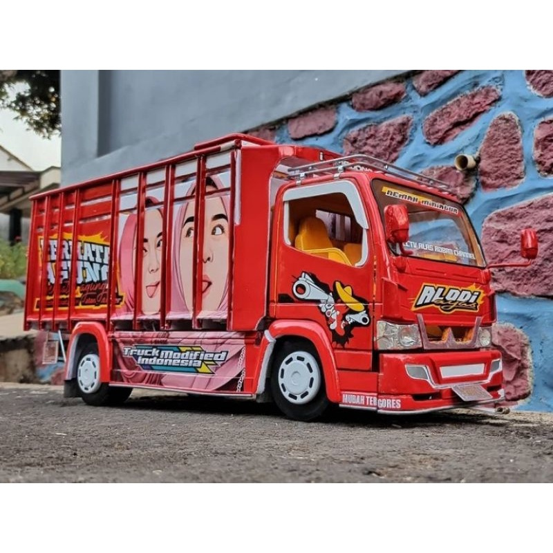 Jual MINIATUR TRUK OLENG TRUK OLENG KAYU ASLI TRUK OLENG FULL VARIASI ...