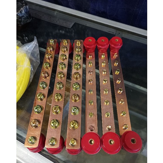 Jual fJ busbar tembaga grounding 3mm plat strip busbar tembaga 3mm ...