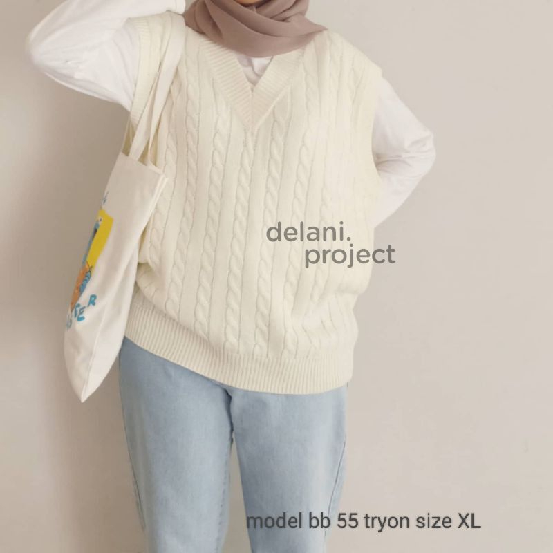 Jual Arthur Vest Knit Delani.Project | Shopee Indonesia