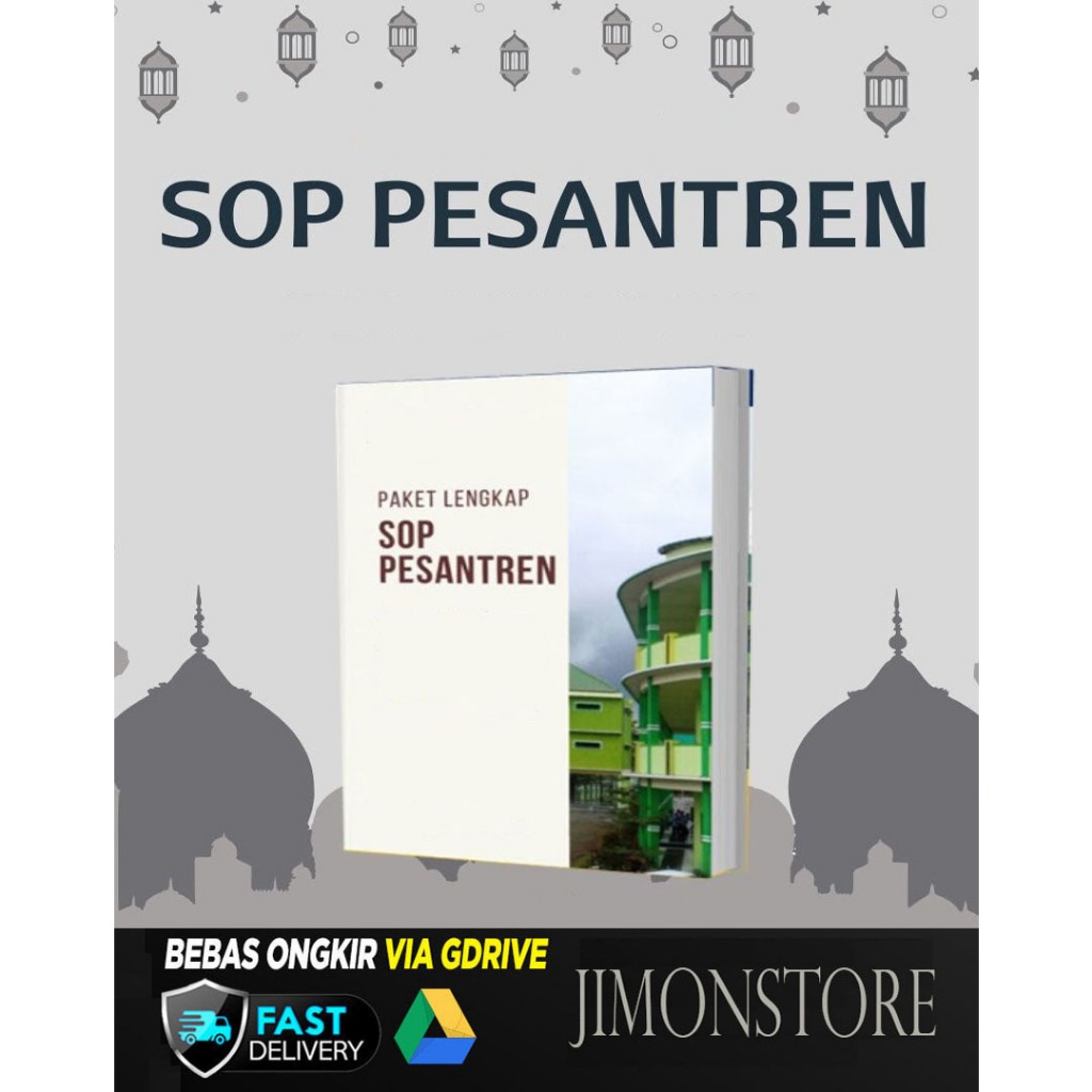 Jual SOP Pondok Pesantren Asrama Pengajian Pontren Madrasah Majelis ...