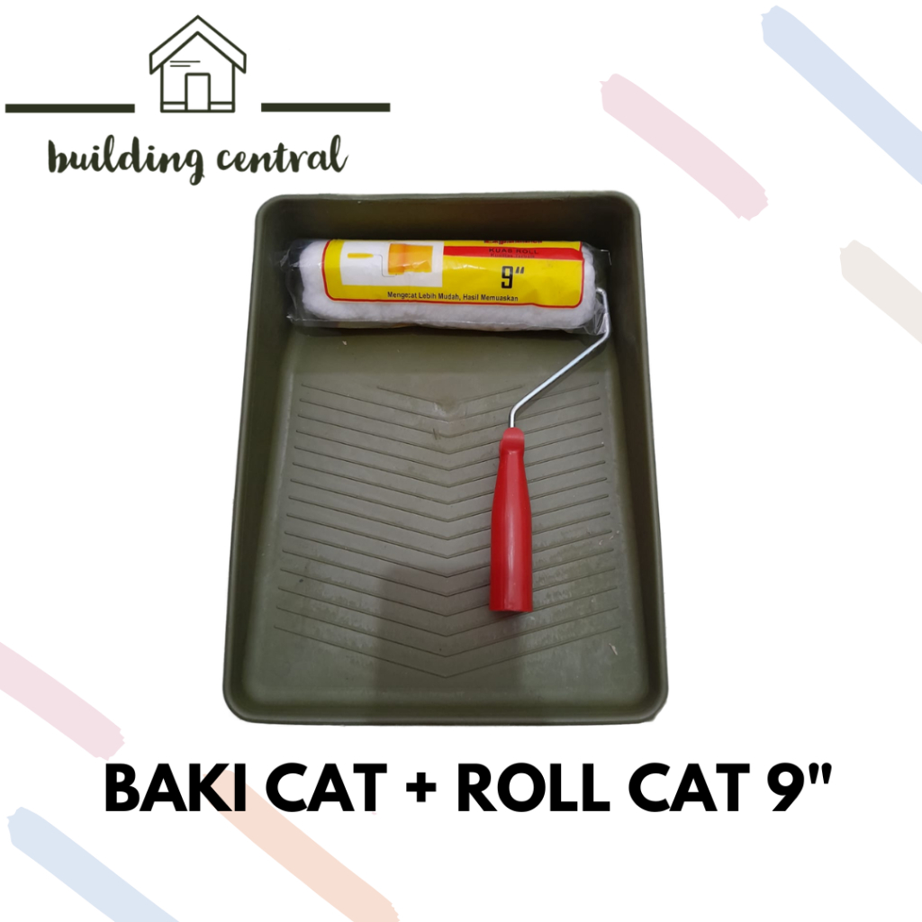 Jual Paket Baki cat dan Roll cat 9" cat dinding rumah termurah dan ...