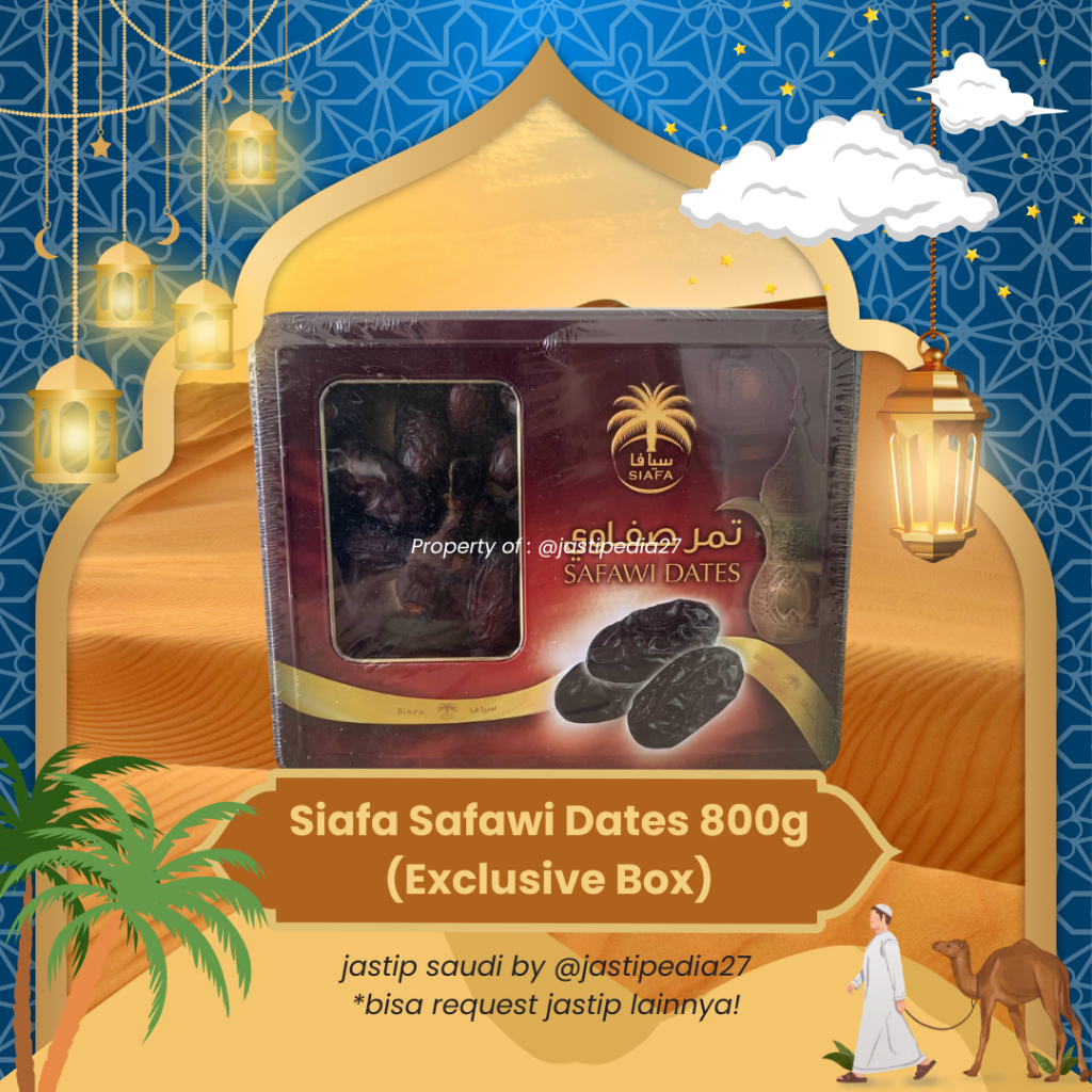 Jual Siafa Safawi Dates 800g (Exclusive Box) | Shopee Indonesia