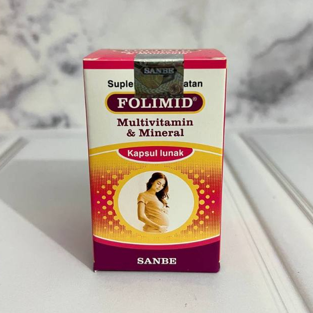 Jual FOLIMID Botol isi 30 Kapsul Multivitamin dan Mineral | Shopee ...