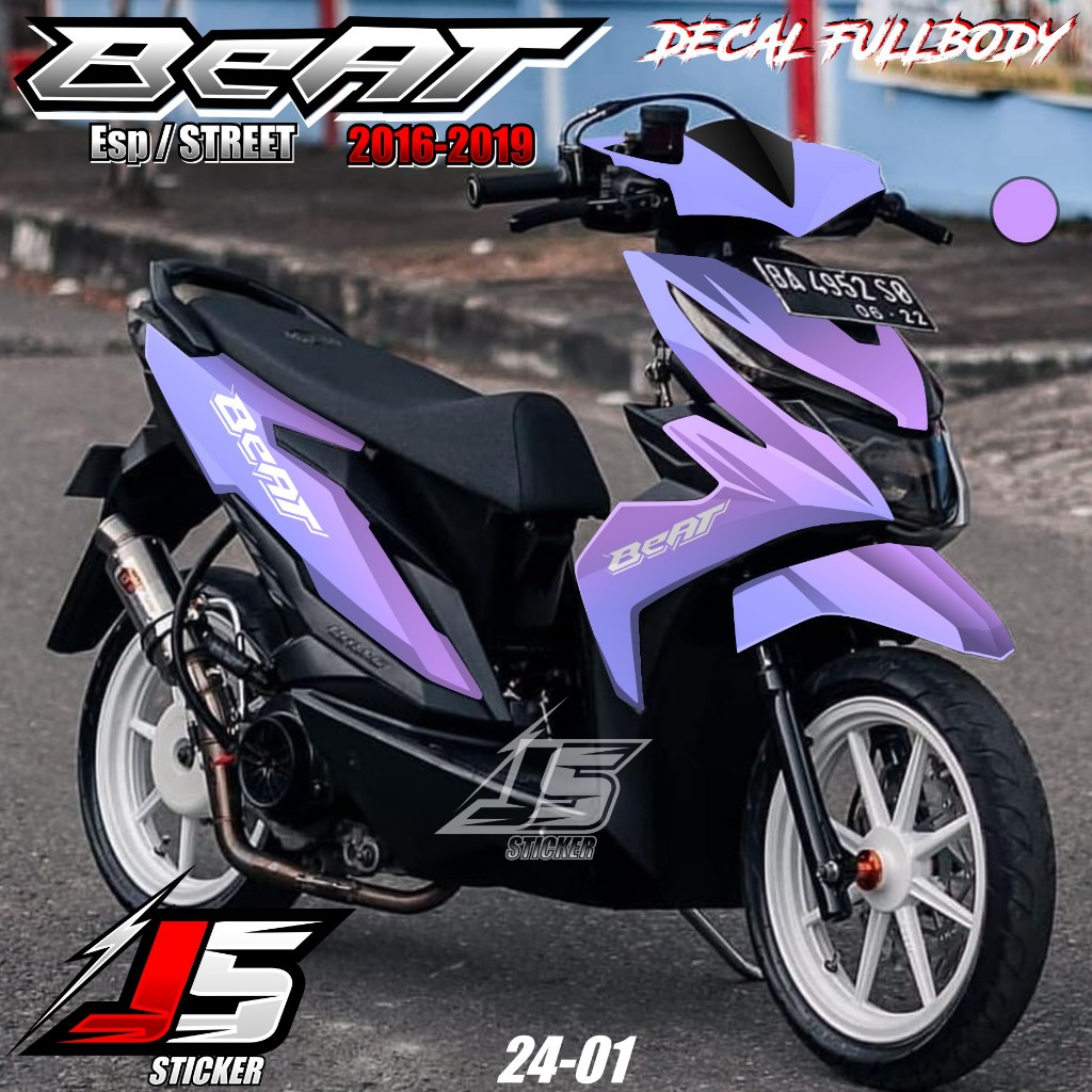 Jual (COD) TERBARU Decal Sticker Variasi Beat ESP STREET 2016 2017 2018 ...