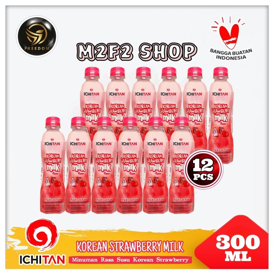 Jual Ichitan Korean Strawberry Flavored Milk | Stroberi Susu Botol Pet ...