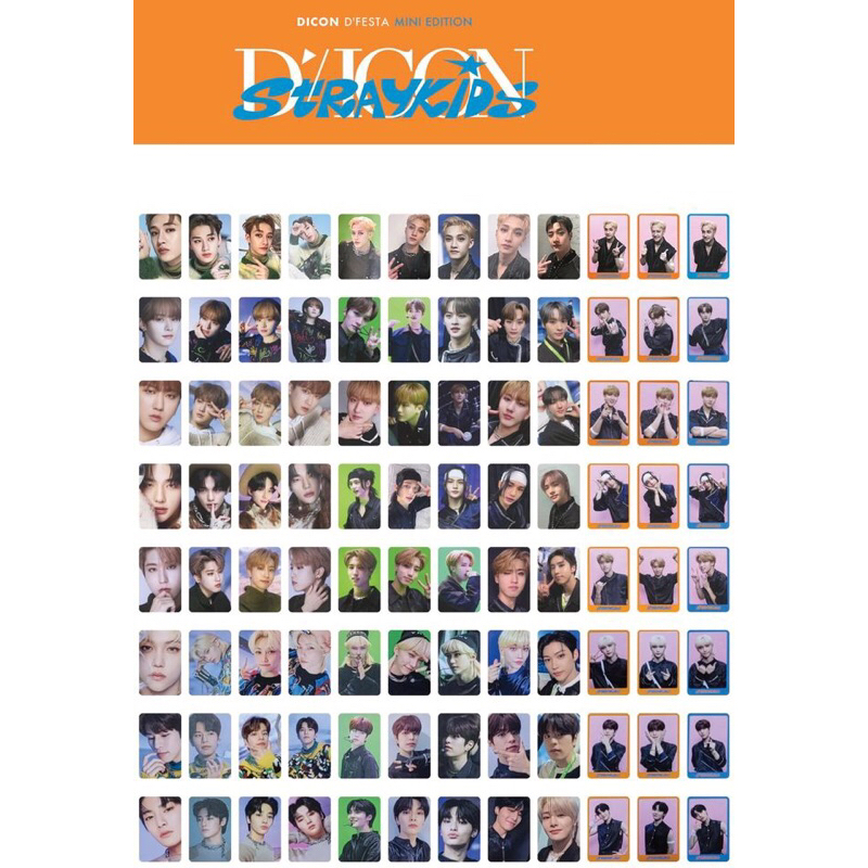 Jual Dicon dfesta 101 pc set member stray kids skz bangchan changbin hyunjin han felix seungmin ...