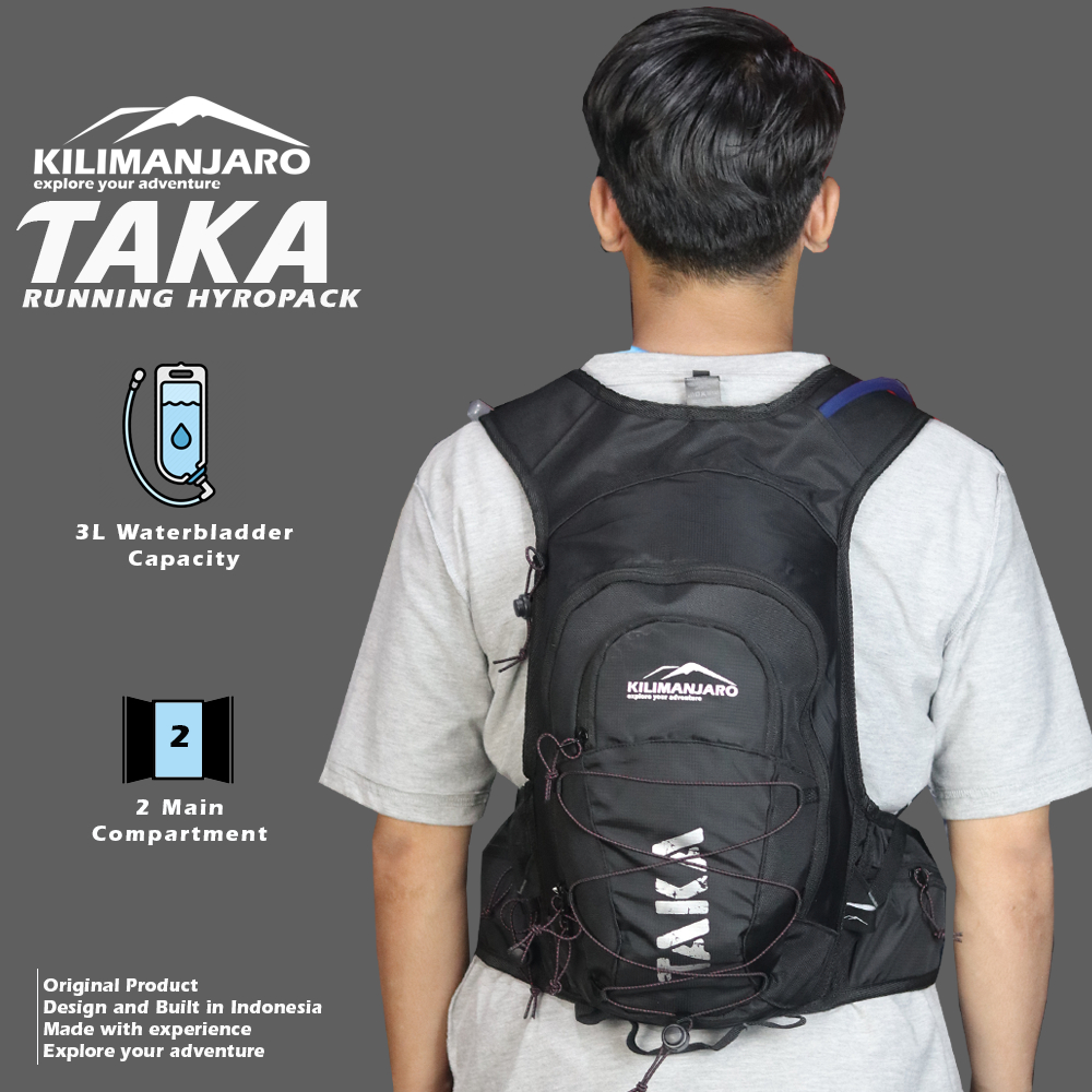 Jual Tas Running Kilimanjaro Taka - Hydration vest - Trail run - Tas ...