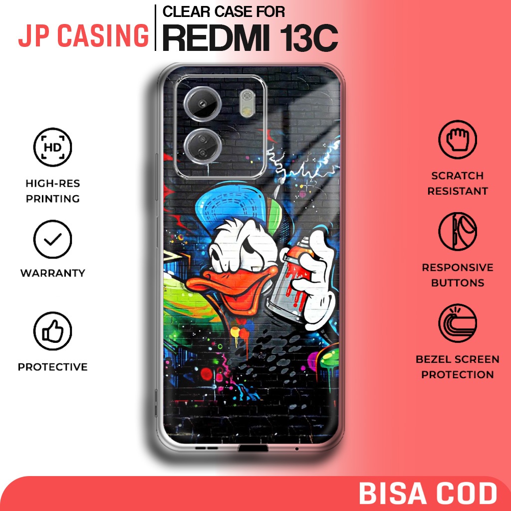 Jual case hp redmi 13c casing redmi 13c terbaru motif grafity zombie ...