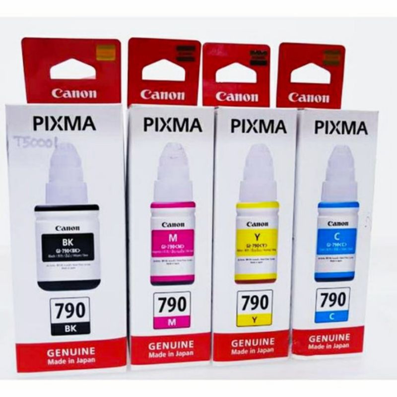 Jual TINTA CANON PIXMA GI 790 ORIGINAL G1000/G2000/G3000/G4000 | Shopee ...