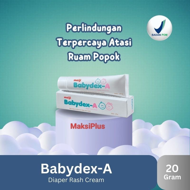 Jual Babydex-A Newborn Diaper Rash Cream 20g /Salep Krim Popok Bayi / Krim Ruam Popok Bayi ...