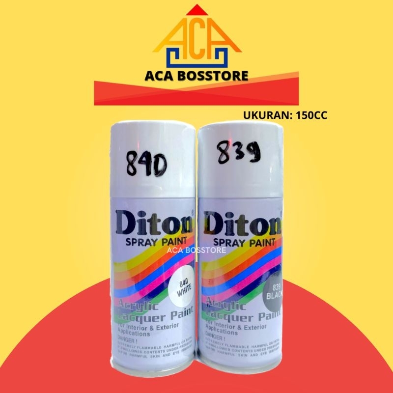 Jual Diton spray acrylic kecil 150 cc / pilox cat semprot diton spray ...