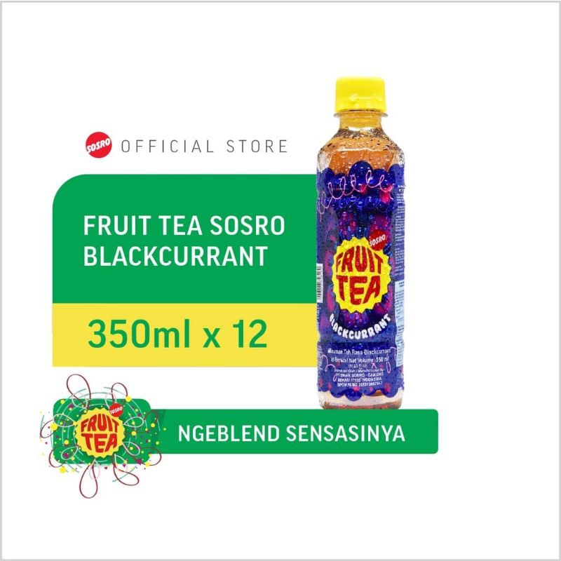 Jual [1 Karton] Fruit Tea Sosro 350 ml isi 12 pcs | Shopee Indonesia