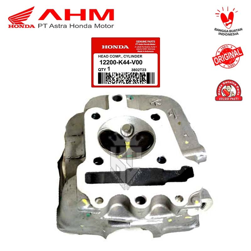 Jual Deksel Kop Cylinder Head Honda BeAT Scoopy Vario 110 Fi eSP Stater ...