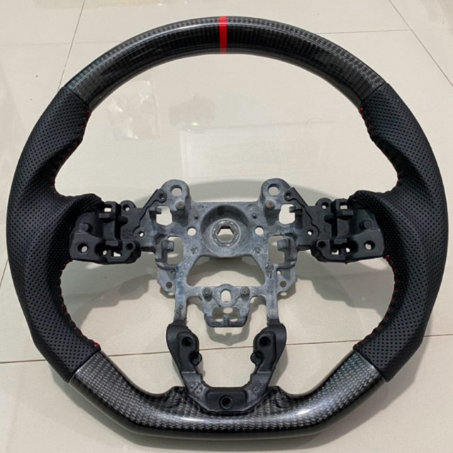 Jual stir steering wheel mazda cx5 mazda 2 skyaktive carbon | Shopee ...