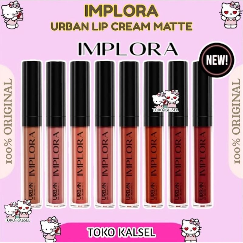 Jual IMPLORA Urban Lip Cream Matte Implora | Shopee Indonesia