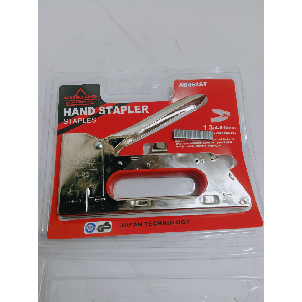 Jual Staples Manual Gun tacker Staples Tembak Manual 4-8mm + Isi Refill ...