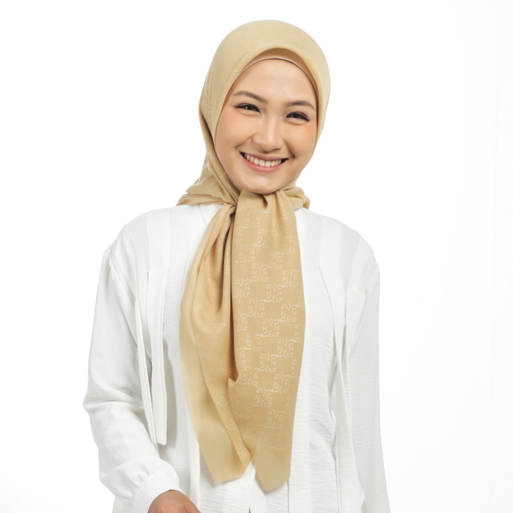 Jual Hijaberies Elegance Embossed (Granola) - Monogram Series 1.0 ...