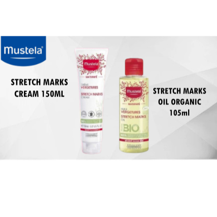 Jual MUSTELA STRETCH MARKS CREAM 150ML PENGHILANG STRETCH MARK exp bln ...