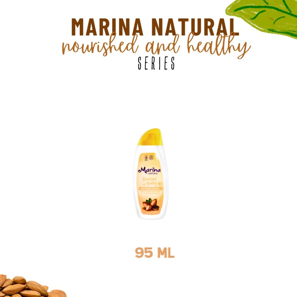 Jual Marina Natural Hand and Body Lotion Nourish & Healthy All Series ...