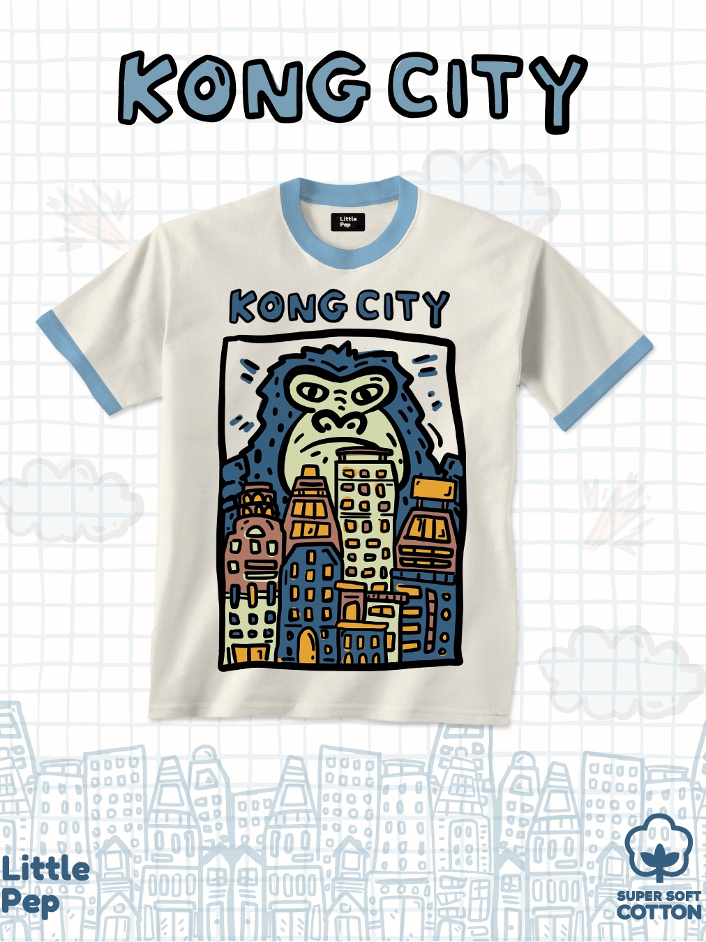Jual Little Pep - Kong City - Baju anak dan dewasa tema film populer ...