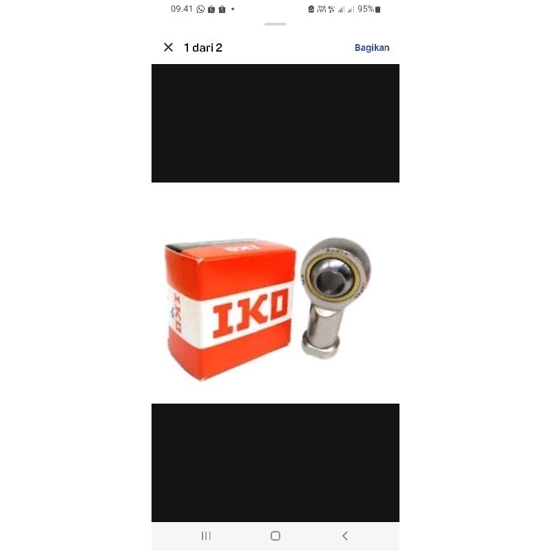 Jual Bearing Rod End PHS 10 IKO Japan | Shopee Indonesia