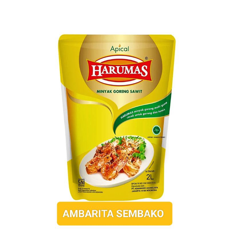 Jual APICAL HARUMAS MINYAK KUNCI MAS MINYAK GORENG SAWIT BERKUALITAS 2L ...