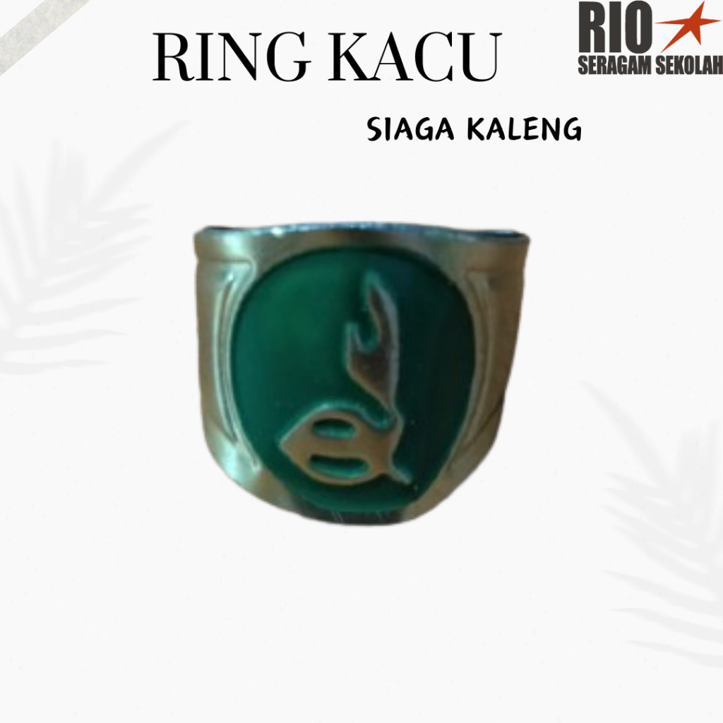 Jual RING KACU SIAGA SENG ATAU KALENG / RING KACU PRAMUKA/ RING KACU ...