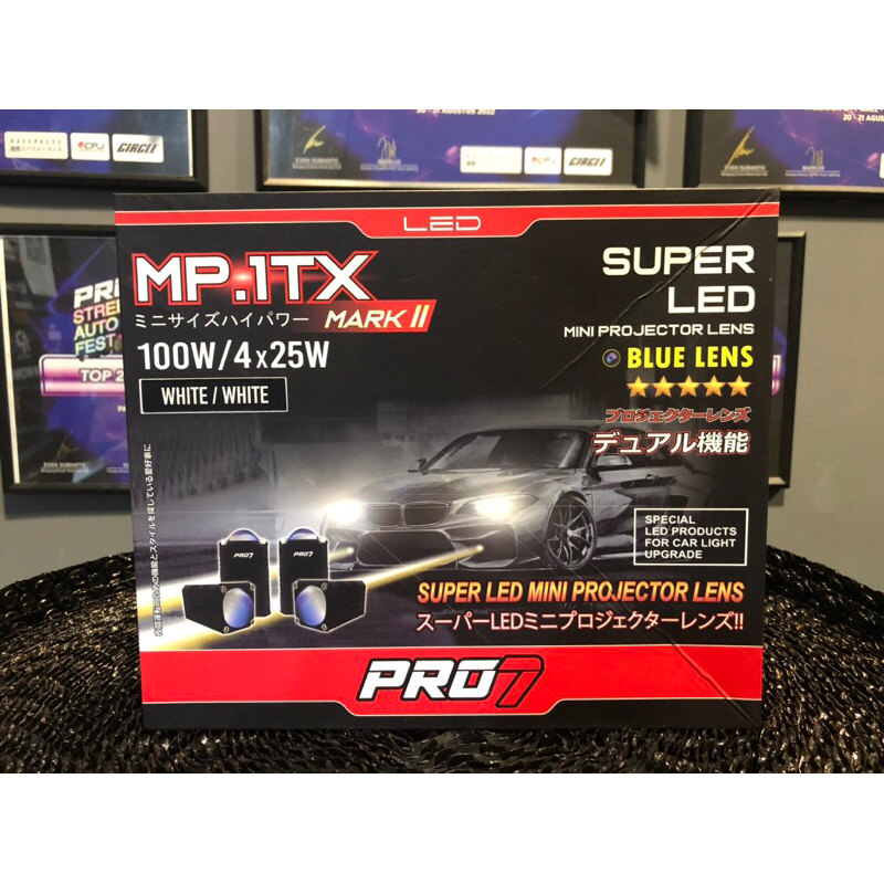 Jual Mini Laser PRO7 MP.1TX Mark II 100watt 4x25 Watt Blue Lens lampu ...
