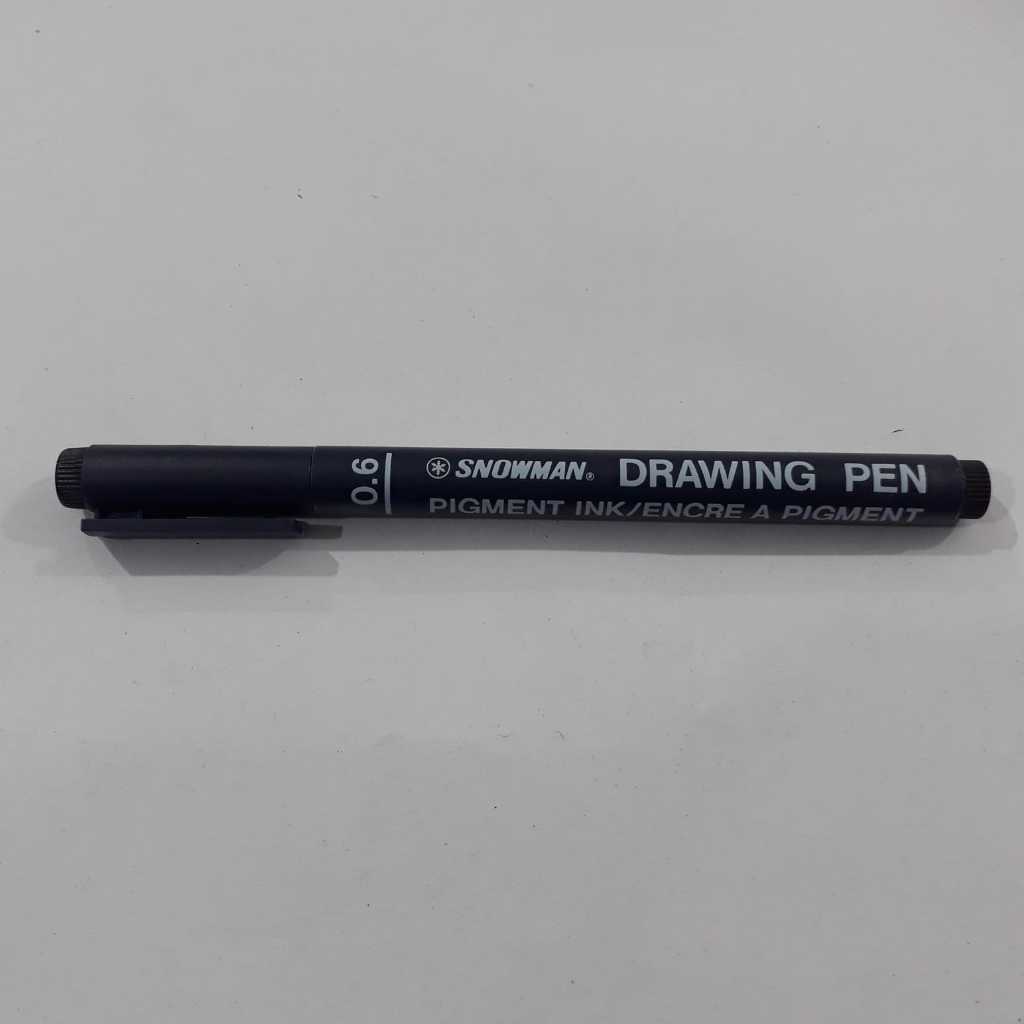 Jual drawing pen 0.6, drawing pen snowman 0.6, drawing pen 0,6, pulpen ...