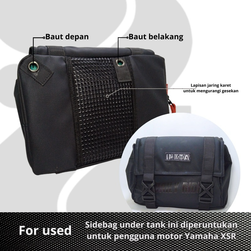 Jual Tas samping motor Xsr155 ,Sepasang KIRI dan KANAN, part Xsr ...