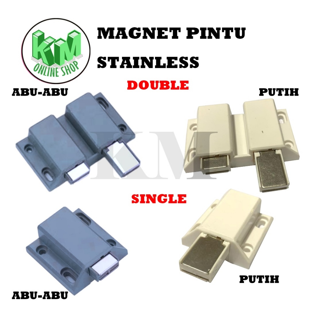 Jual Engsel Kunci Magnet Pintu Kaca Magnet Double Singel Push Open ...