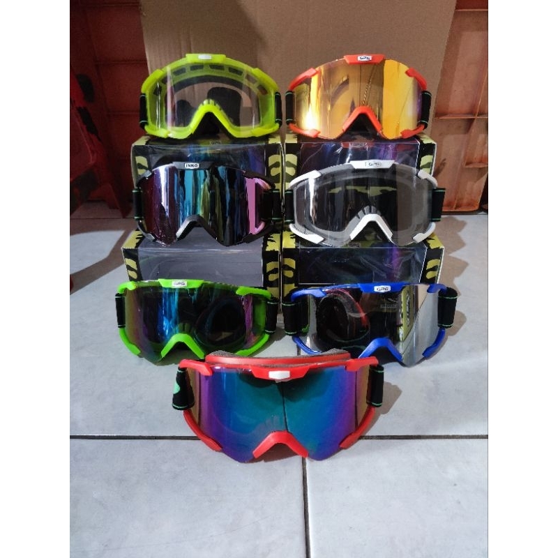 Jual Kaca Mata Gogle Kaca mata helm Cross Kaca mata Helm Cakil Bogo ...