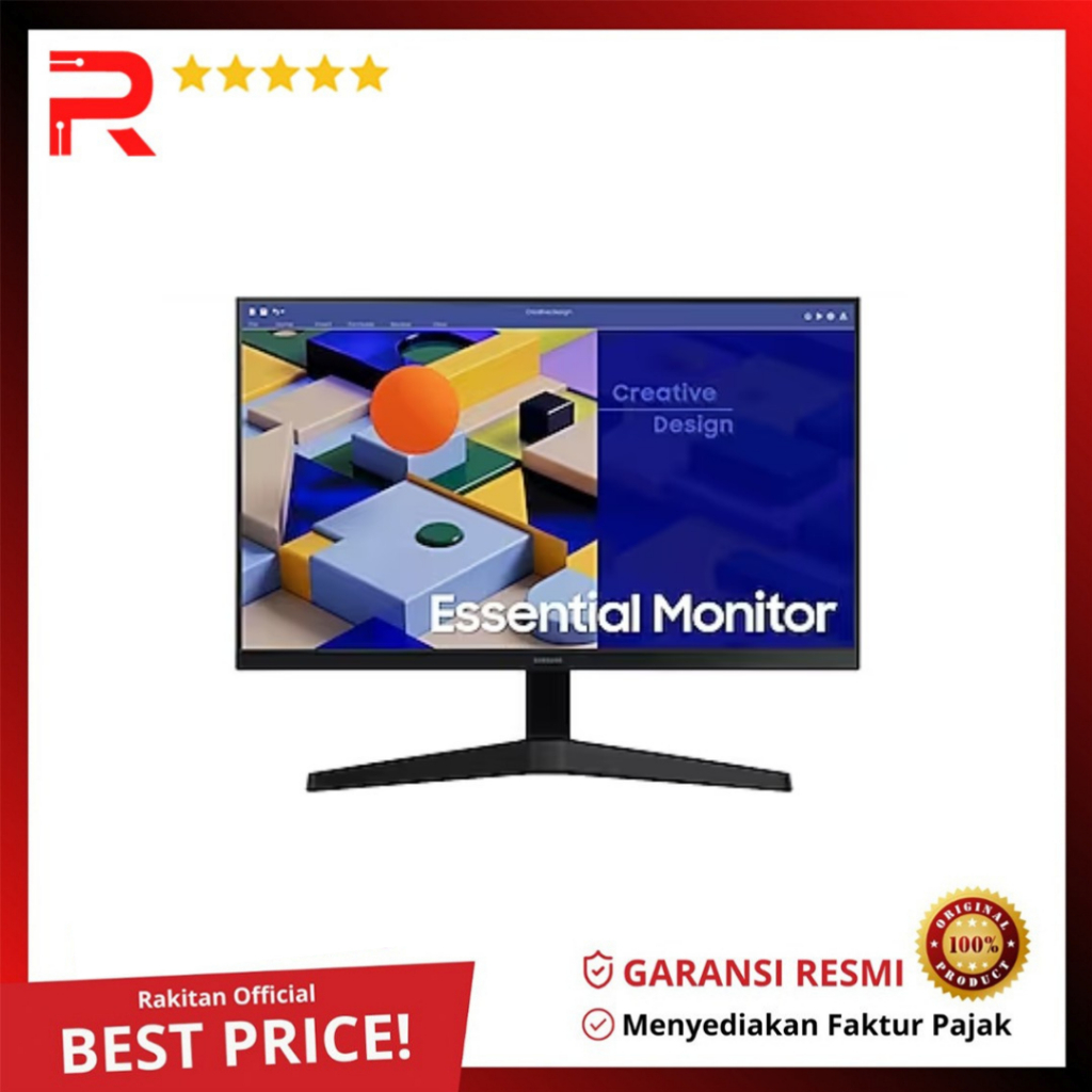Jual Monitor SAMSUNG 24" S24C310 S3 S31C FHD IPS 75Hz with AMD FreeSync ...