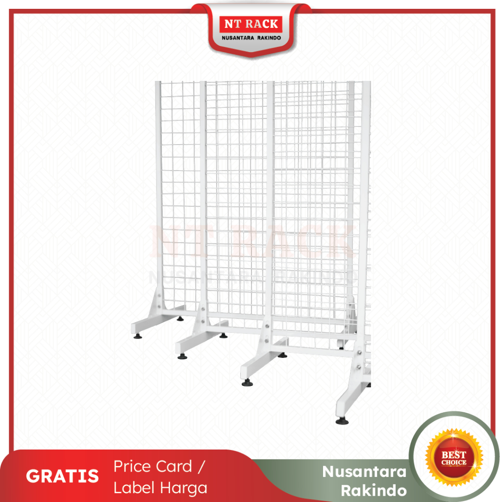 Jual Rak Mundo Standing Ram Backmesh Display Kaki | Shopee Indonesia