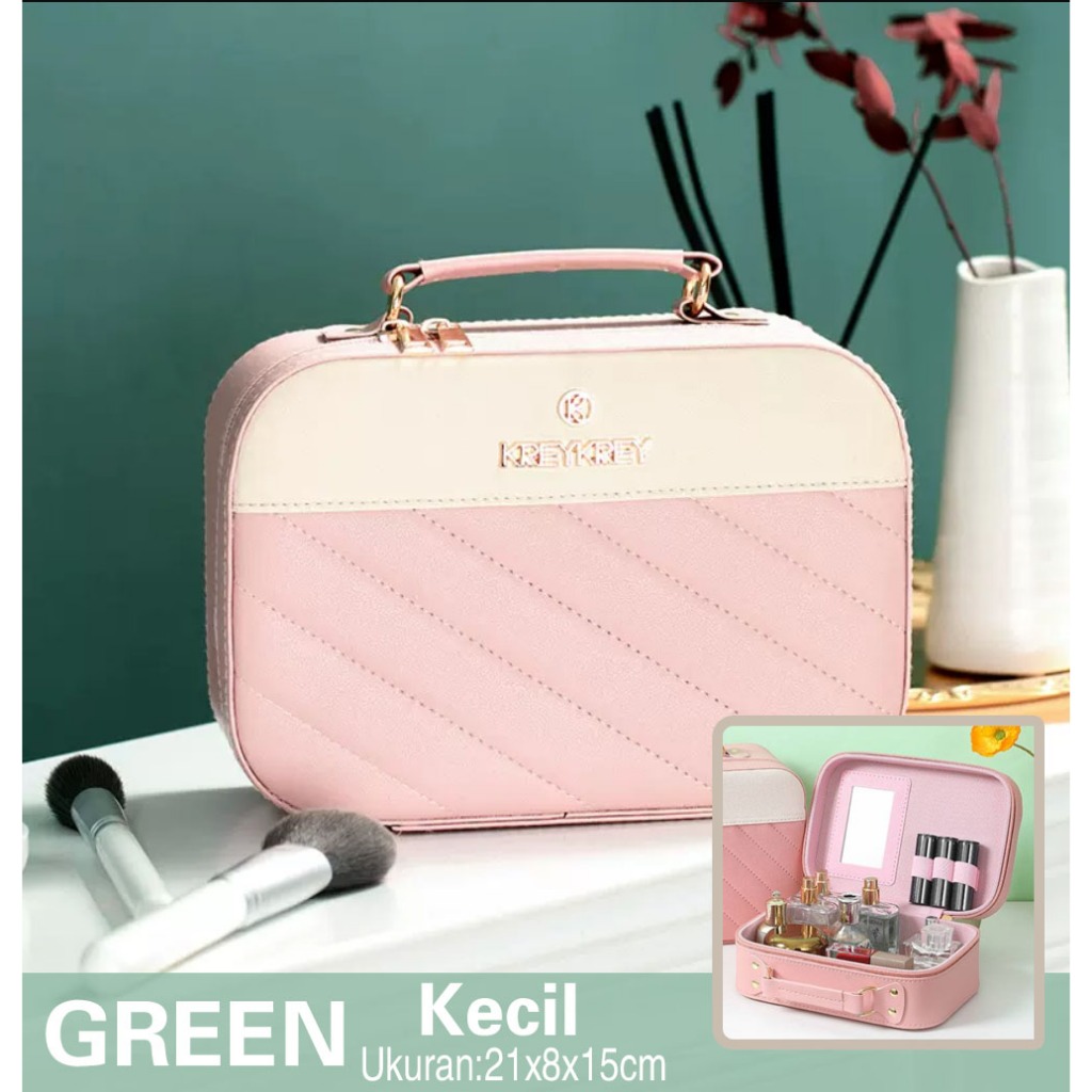 Jual Kotak kosmetik / Tempat Make Up / Beauty Case/4 Tingkat Mewah ...