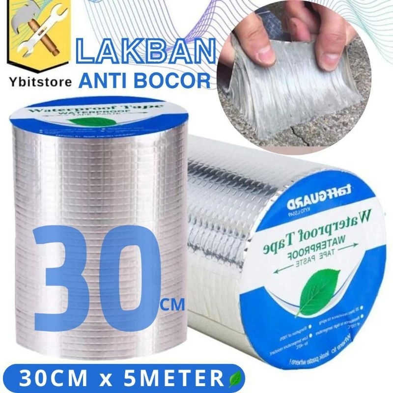 Jual [WATERPROOF] LAKBAN ANTI BOCOR ALUMINIUM ALUMUNIUM FOIL WATERPROOF TAPE BUTYL SELOTIP ...