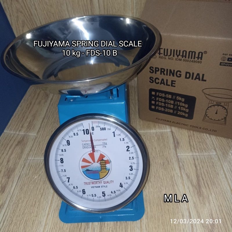 Jual TIMBANGAN FUJIYAMA SPRING DIAL 10 kg / 20 kg | Shopee Indonesia