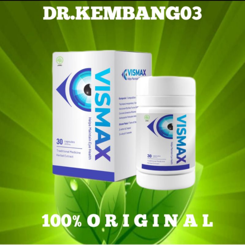 Jual Vismax Asli Original Obat Mata Minus Katarak Rekomendasi Dokter ...